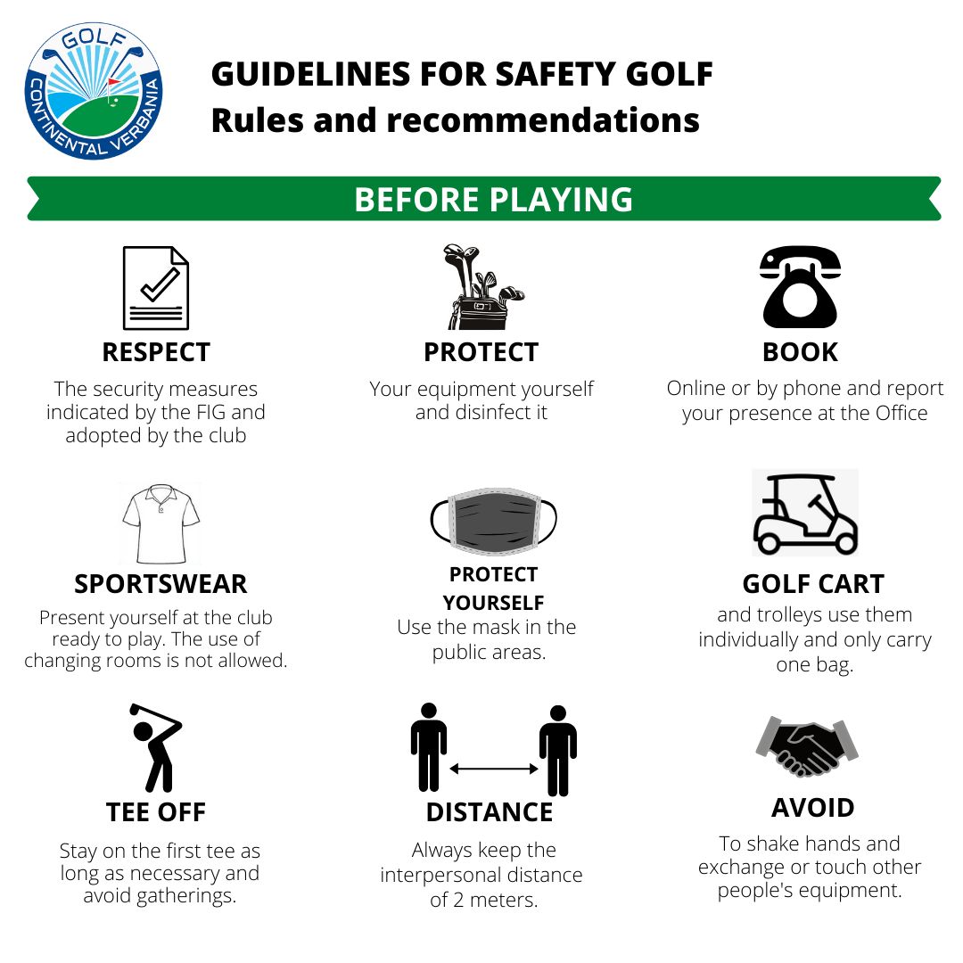GUIDELINES FOR SAFETY GOLF
